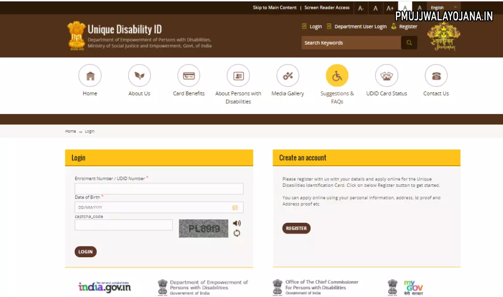 UDID Card - Online Apply, Disability Registration - सरकारी योजना