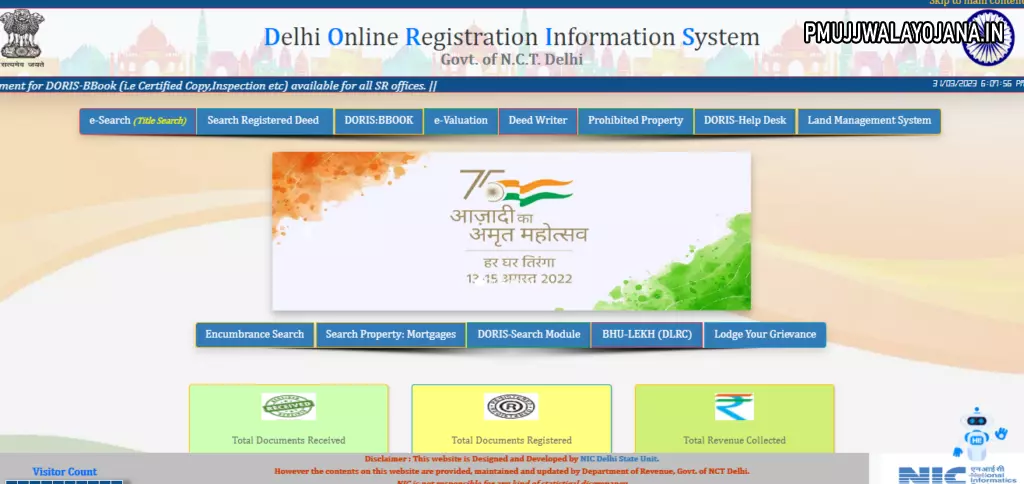 IGRS Delhi - Property Registration, Stamp Duty at DORIS Portal - सरकारी ...